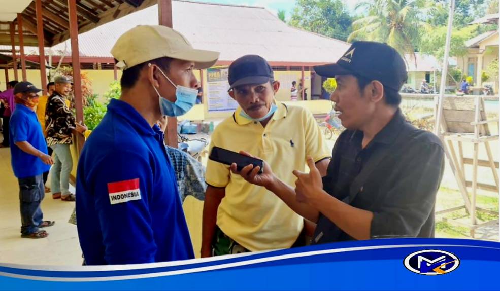 Hari Pencoblosan, Cakades No Urut 1 Desa Segar Wangi Bagikan